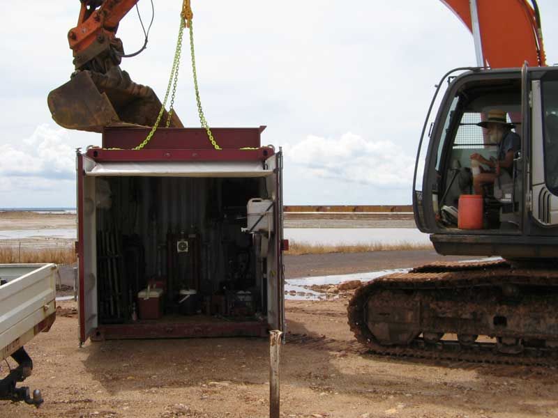 Container Rig - Probedrill Geotechnical Investigation