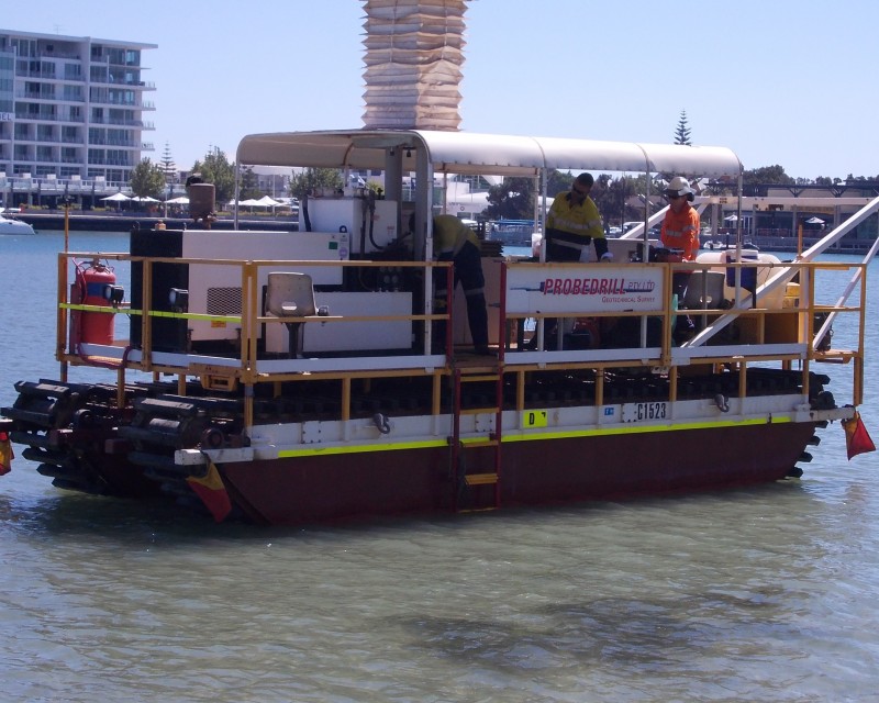 13 Tonne Marsh Buggy Rig - Probedrill Geotechnical Investigation