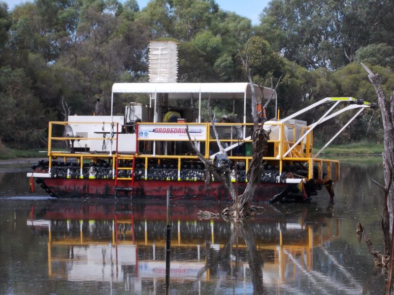 13 Tonne Marsh Buggy Rig - Probedrill Geotechnical Investigation