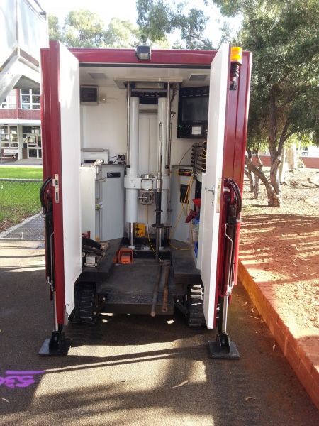 7 Tonne Track Rig - Probedrill Geotechnical Investigation