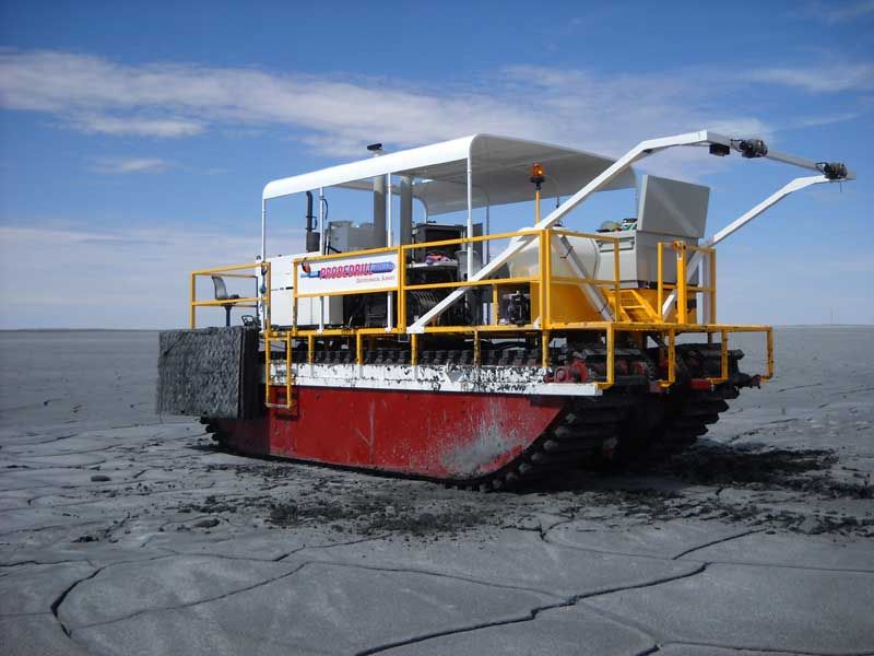 13 Tonne Marsh Buggy Rig - Probedrill Geotechnical Investigation