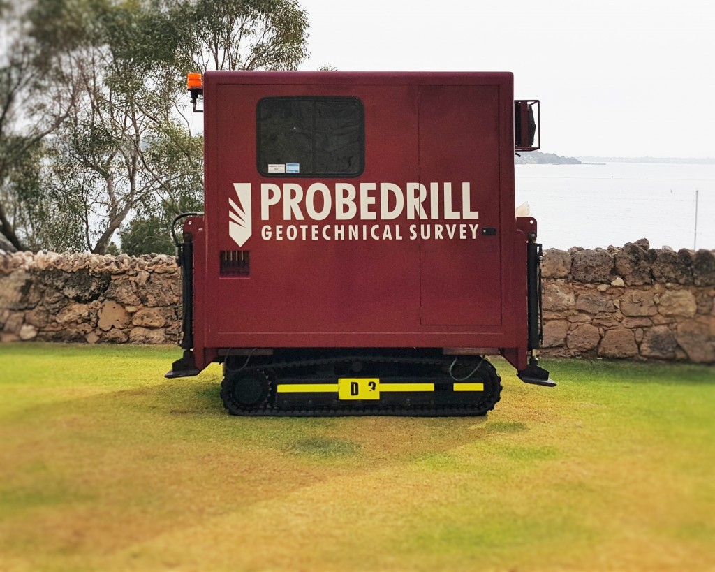 7 Tonne Track Rig - Probedrill Geotechnical Investigation